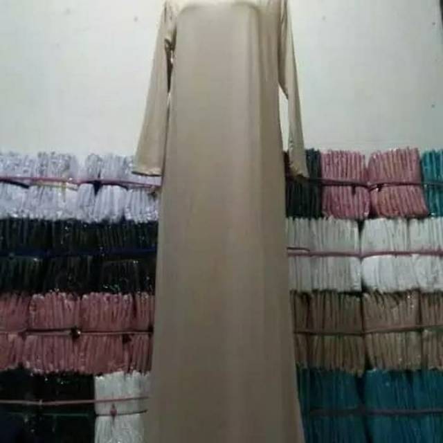 Jual Tys0057 Inner Gamis /Dalemam Gamis/ Manset Muslim Wanita Polos ...