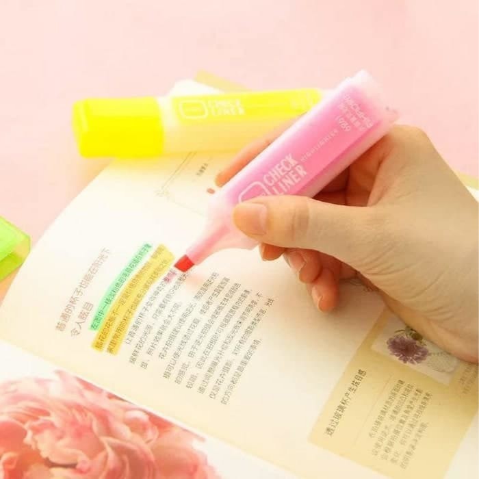 Jual Check Liner Highlighter LUCKY COLOUR PROMO | Shopee Indonesia