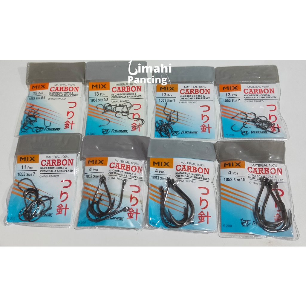 Jual Kail Pancing Pioneer Mix Carbon 1053 / Chinu Ring | Shopee Indonesia