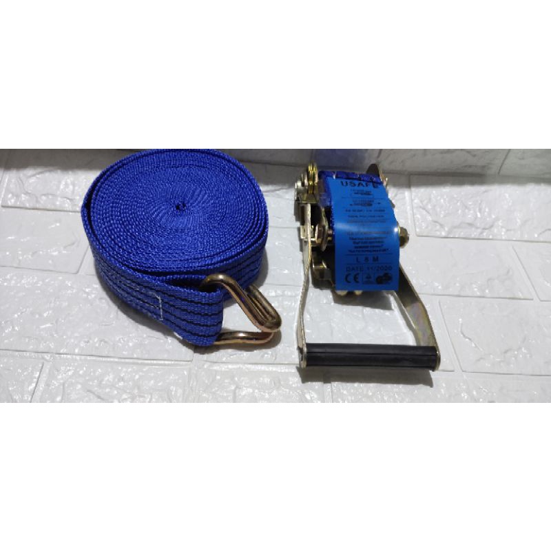 Jual Rachet Tie down 2 Ton x 8 meter 2 Ton x 10 meter Usafe - Biru ...
