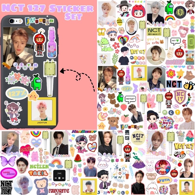 Jual Sticker NCT 127 Cute Aesthetic Deco ( Sudah Cutting ) Anti Air ...