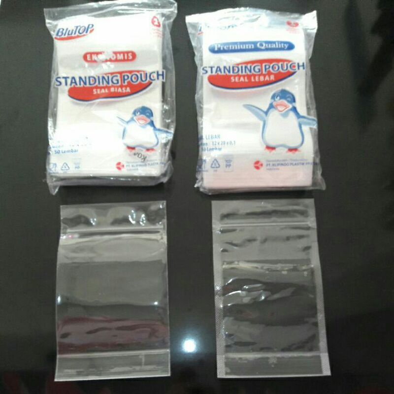 Jual STP / STANDING POUCH BLUTOP Kecil dan Sedang/Plastik Cemilan ...