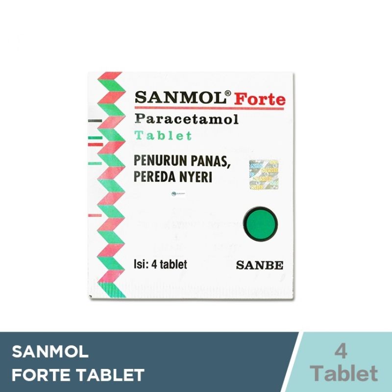 Jual Sanmol Forte Tablet [1 strip @4 tablet] | Shopee Indonesia