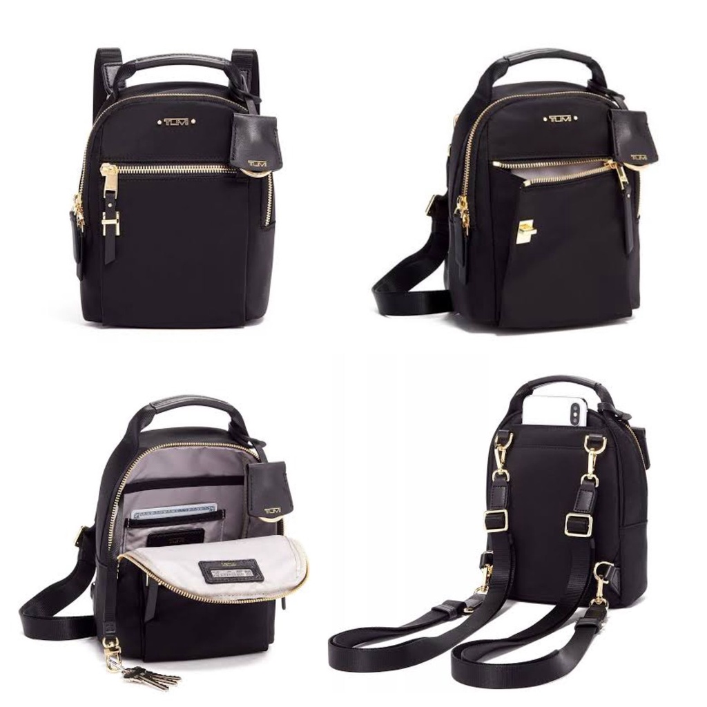 Jual Tas Tumi Serra Mini Convertible Backpack/Crossbody Black New ...