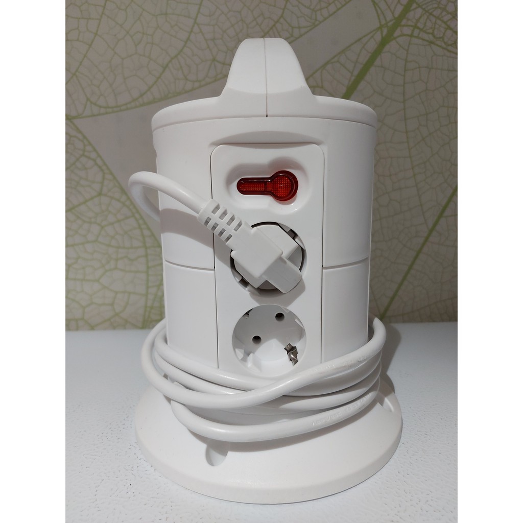 Jual STOP KONTAK TOWER 4 ARAH / COLOKAN LISTRIK 2 USB / EXTENTION ...