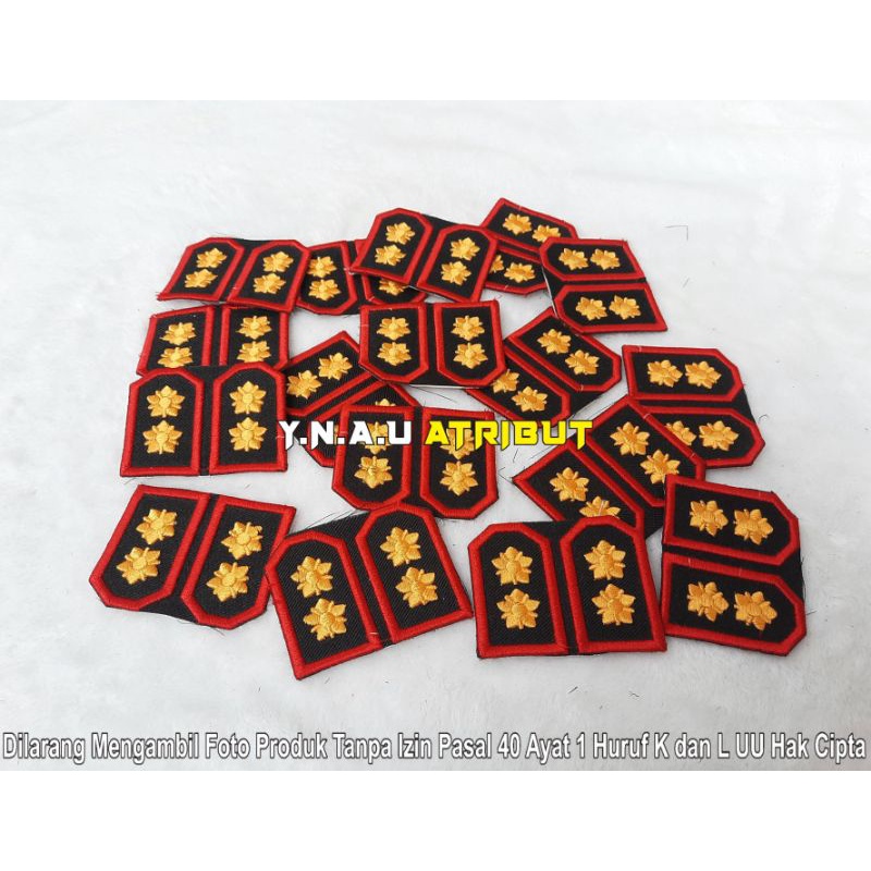 Jual ATRIBUT POLRI / PANGKAT PDL AKBP POLRI LIST MERAH EXCLUSIVE ...