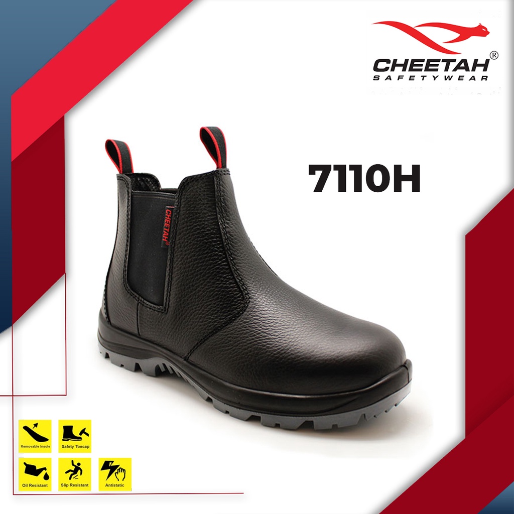 Jual Sepatu Safety Cheetah 7110H ORIGINAL | Shopee Indonesia