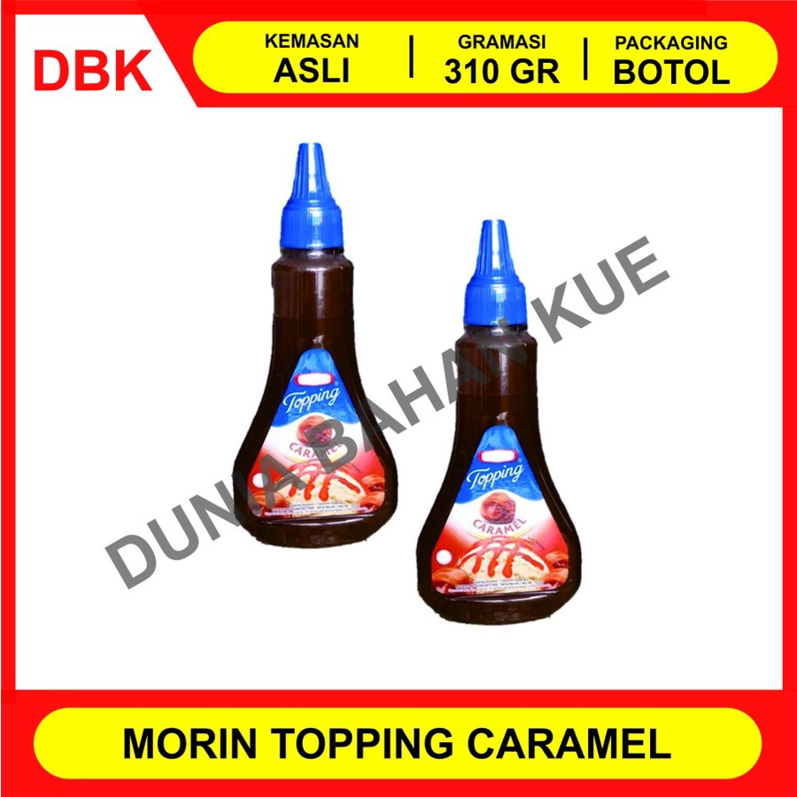 Jual MORIN TOPPING CARAMEL 310 GR / SAUS SIRUP KARAMEL / TOPING CARAMEL ...