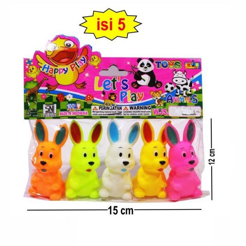 Jual Mainan Mandi Bayi Kelinci Vinil Bunyi Cit Cit Dijual Per 1 Pcs ...
