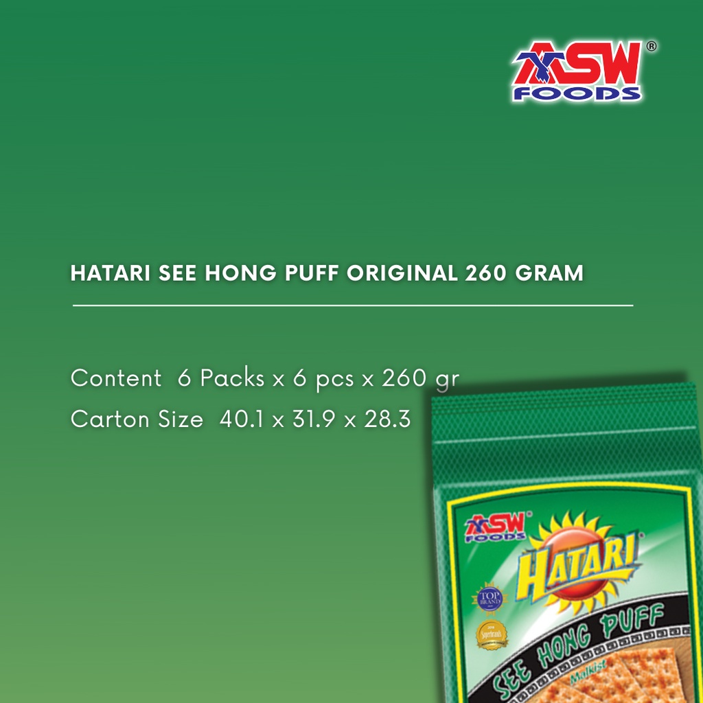 Jual Hatari See Hong Puff Original 245 Gram ( KARTON isi 36 Pcs ...
