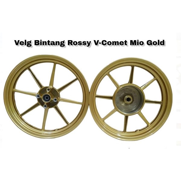 Jual Velg Bintang Motor Merk Rossy Tipe V-Comet Ukuran 185/215 Ring 14 ...