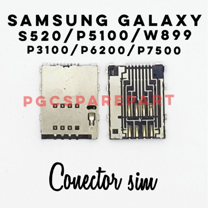 Jual Original New Connector Konektor Sim Card Samsung Galaxy S5250 ...