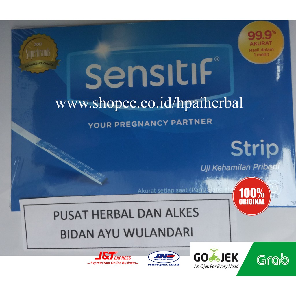 Jual SENSITIF TEST PACK STRIP - ALAT TEST KEHAMILAN | Shopee Indonesia