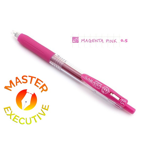 Jual [Buah] Zebra Sarasa Clip JAPAN Magenta 0.5 Gel Ink Rollerball ...