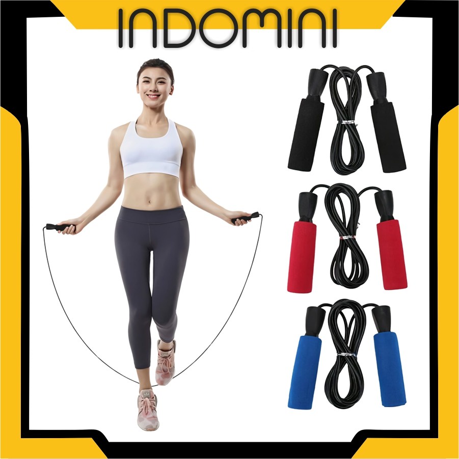 Jual INDOMINI Tali Skipping Jumping Rope Skipping Rope Colorful ...