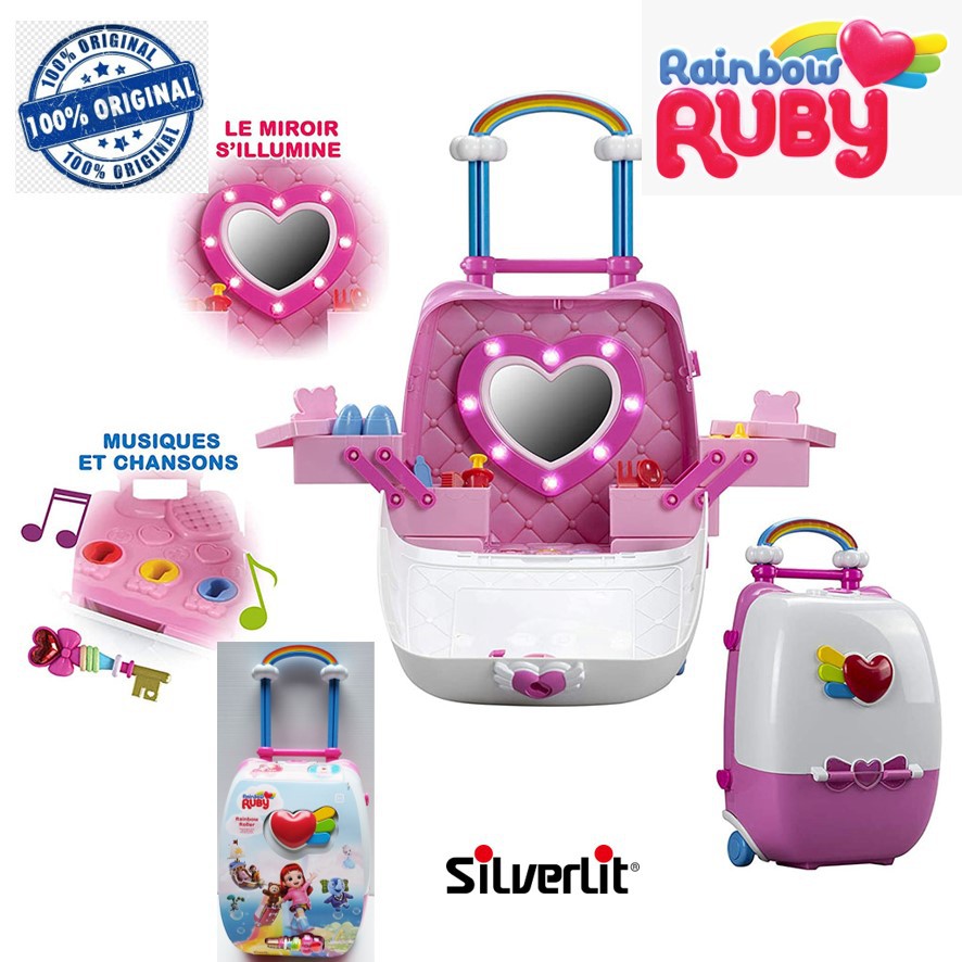 Jual Silverlit Rainbow Ruby Electronic Rainbow Roller Case with Sound ...