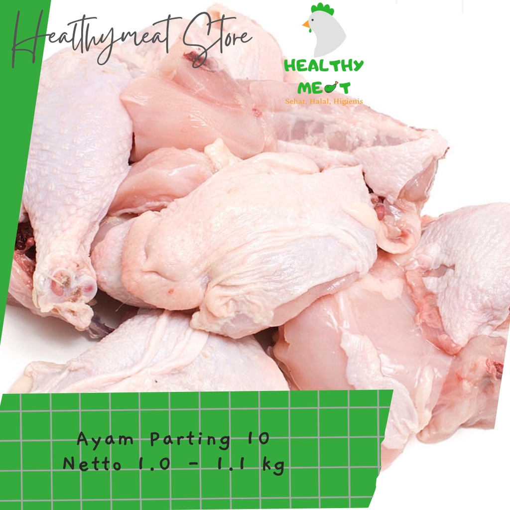 Jual Ayam parting 10 bagian 1.0 - 1.1 kg | Shopee Indonesia