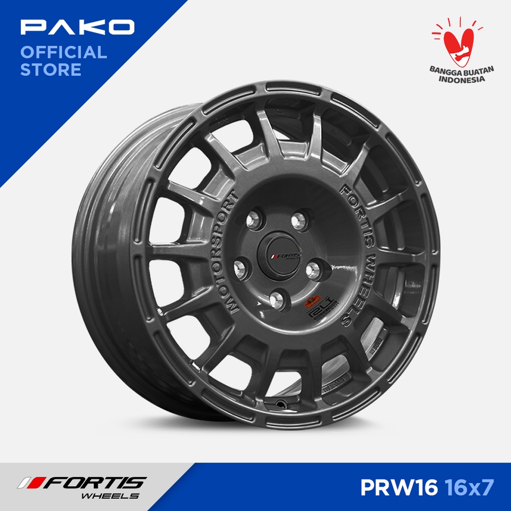Jual Velg Mobil Fortis Wheels PRW Type 1 Ring 16 - Pako Wheels | Shopee ...