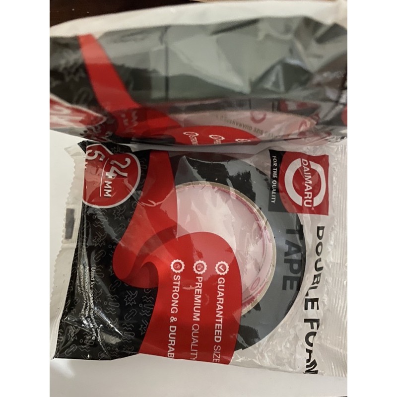 Jual doubletape foam / doubletip busa daimaru 24mm | Shopee Indonesia