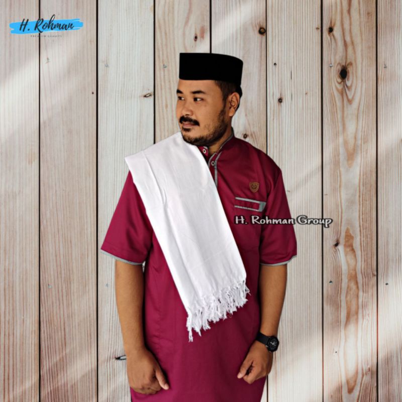 Jual Sorban Rida Solo Panjang Jumbo Putih Motif Batik Kasmiri Printing Grade A Sorban Putih ...