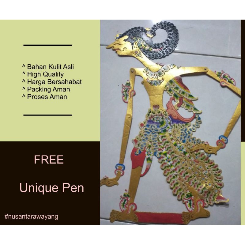 Jual Wayang Kulit Wisanggeni Rapek Halus | Shopee Indonesia