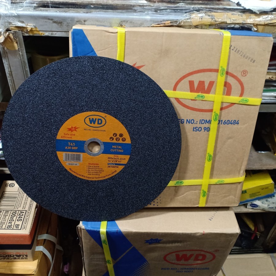 Jual Mata Gerinda Potong WD 14 inch / Cutting Wheel WD 14 inch | Shopee ...