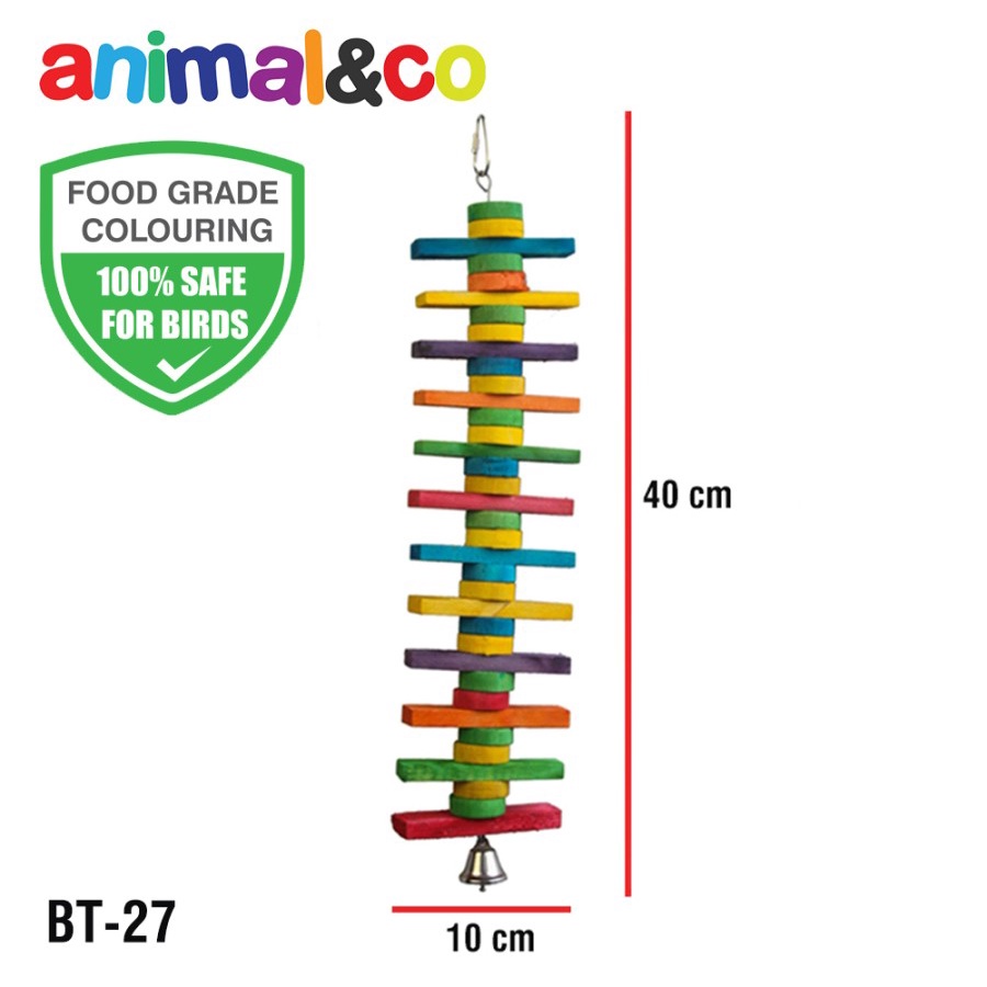 Jual AnimalnCo BT-27 Bird Toy Mainan Burung gigitan Parrot Macaw Afgrey ...