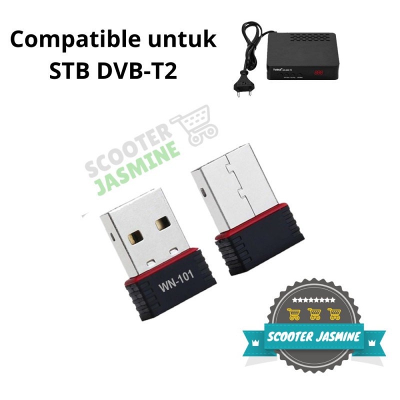Jual Mini USB Wifi Dongle Untuk Receiver STB DVB-T2 | Shopee Indonesia