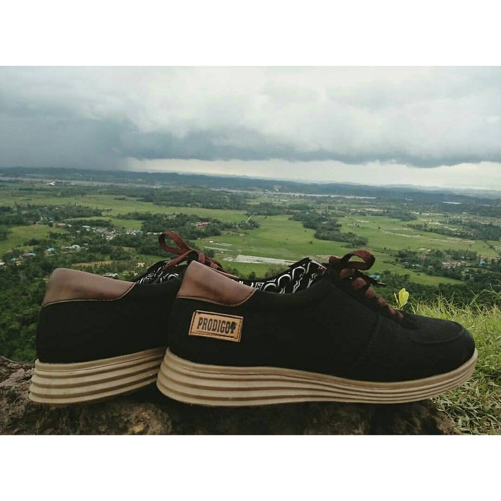 Jual SEPATU SNEAKERS PRIA ORIGINAL PRODIGO TRIKORA BLACK TOTOSURYO x ...