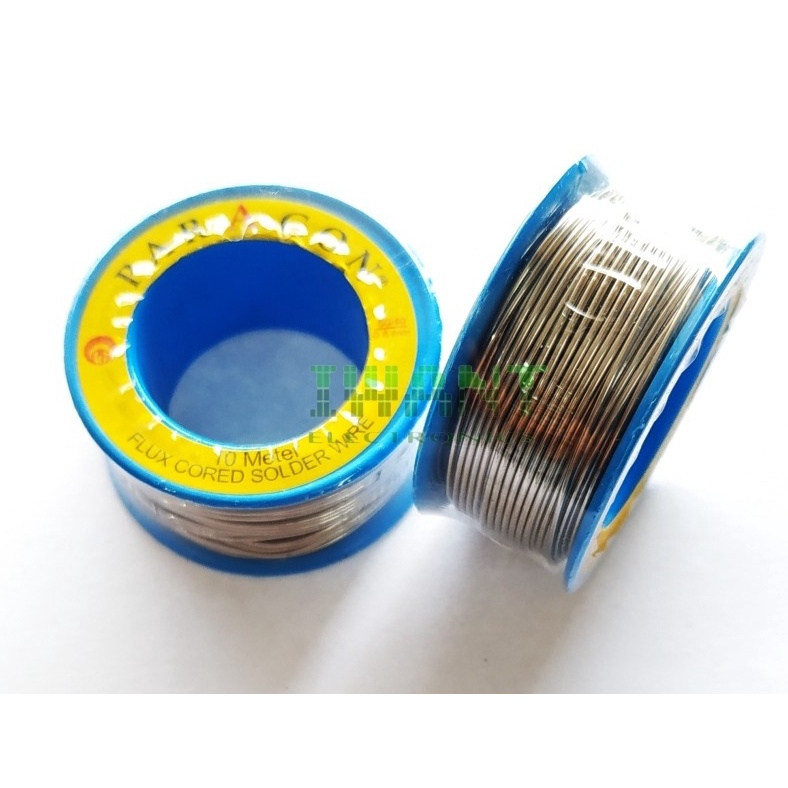 Jual Timah Solder 0.8MM TImah Solder Paragon 0.8 MM 1Roll Kecil 10meter ...