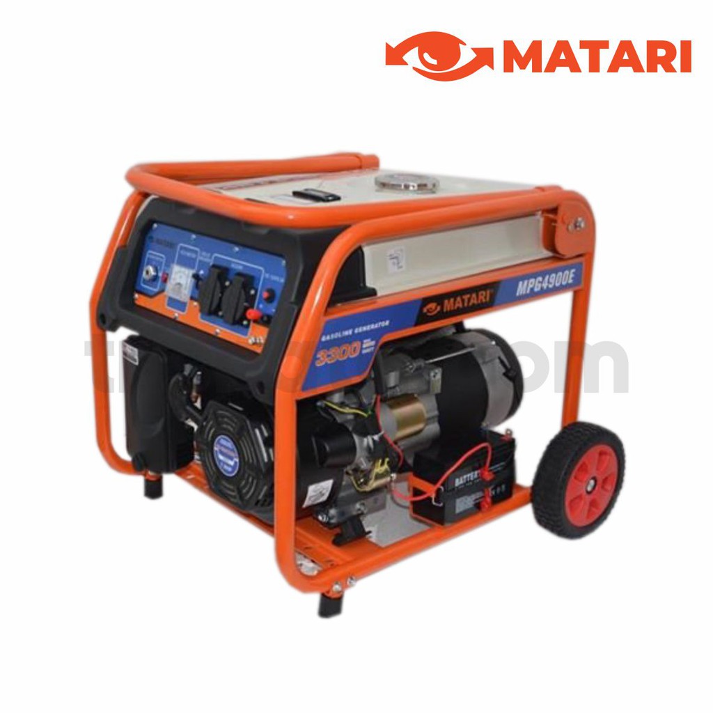 Jual MATARI GENSET GASOLINE 3300 WATT MATARI MPG4900E | Shopee Indonesia