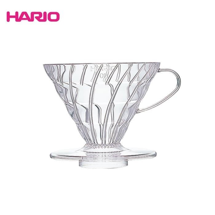 Jual Hario V60 Plastic Coffee Dripper 01 Clear (VD-01T) | Shopee Indonesia