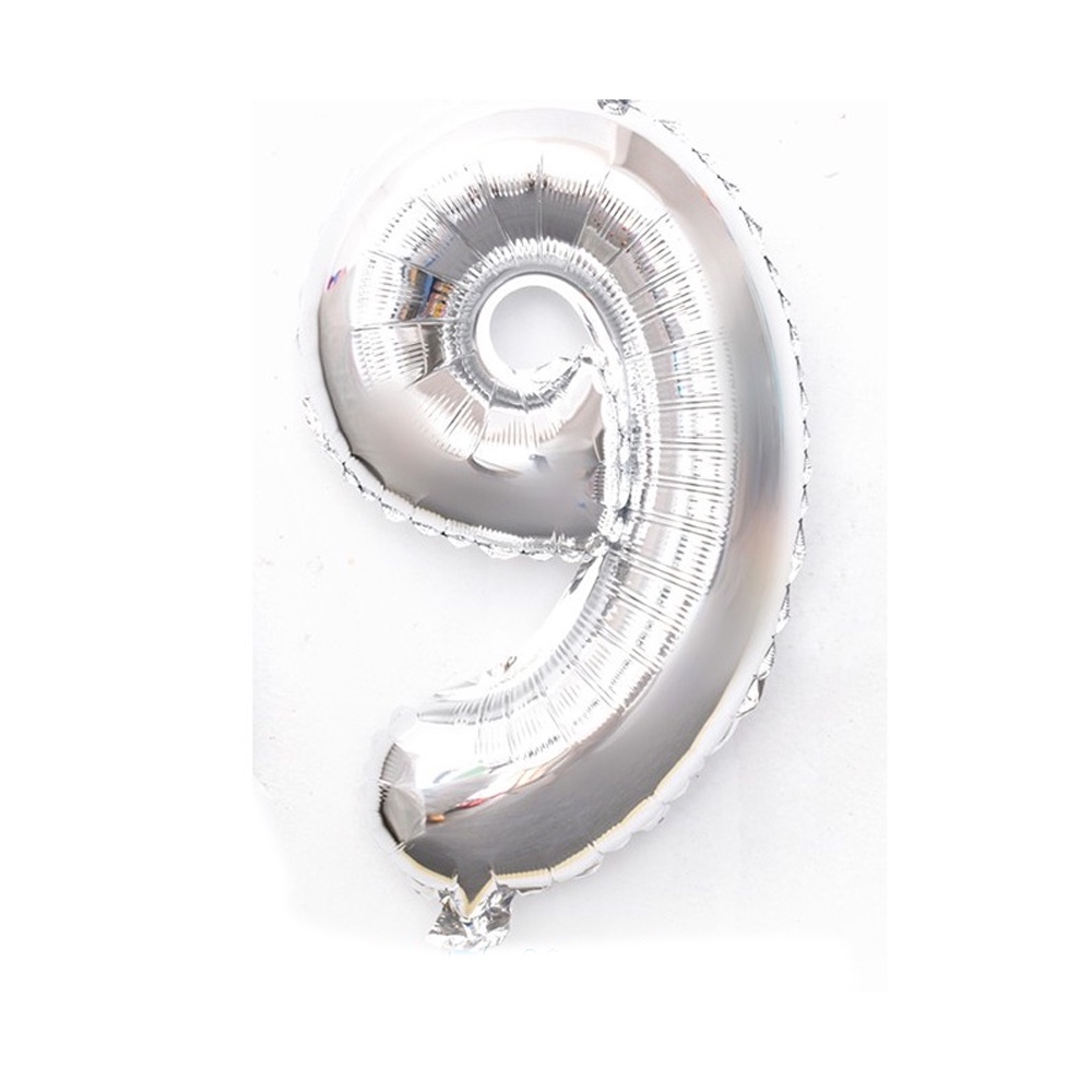 Jual Balon Angka Foil Silver 45cm / Balon Angka Pesta Selamat Ulang ...