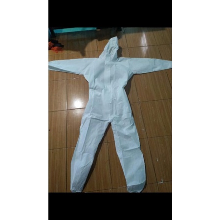 Jual APD MEDIS HAZMAT COVERALL DISPOSABLE BOHO TASLAN SPUNBOND 75GSM ...