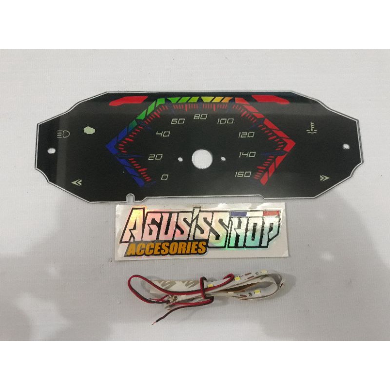 Jual SPIDO METER PAPAN SPIDO METER WARNA MOTOR VARIO 125,150 LED ...