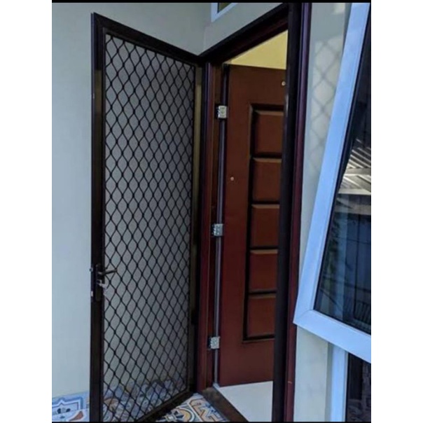Jual Pintu Alumunium Ram nyamuk Pintu Expanda | Shopee Indonesia