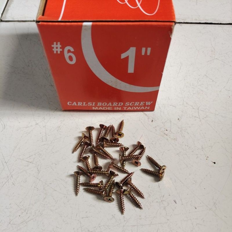 Jual sekrup GRC 6x1 zolo / sekrup GRC zolo 6x1 / carlsi board screw 6x1 ...