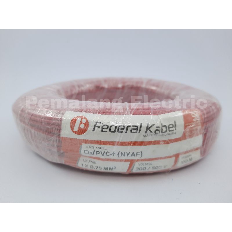 Jual Kabel FEDERAL NYAF 0,75mm Eceran per 1Meter | Shopee Indonesia
