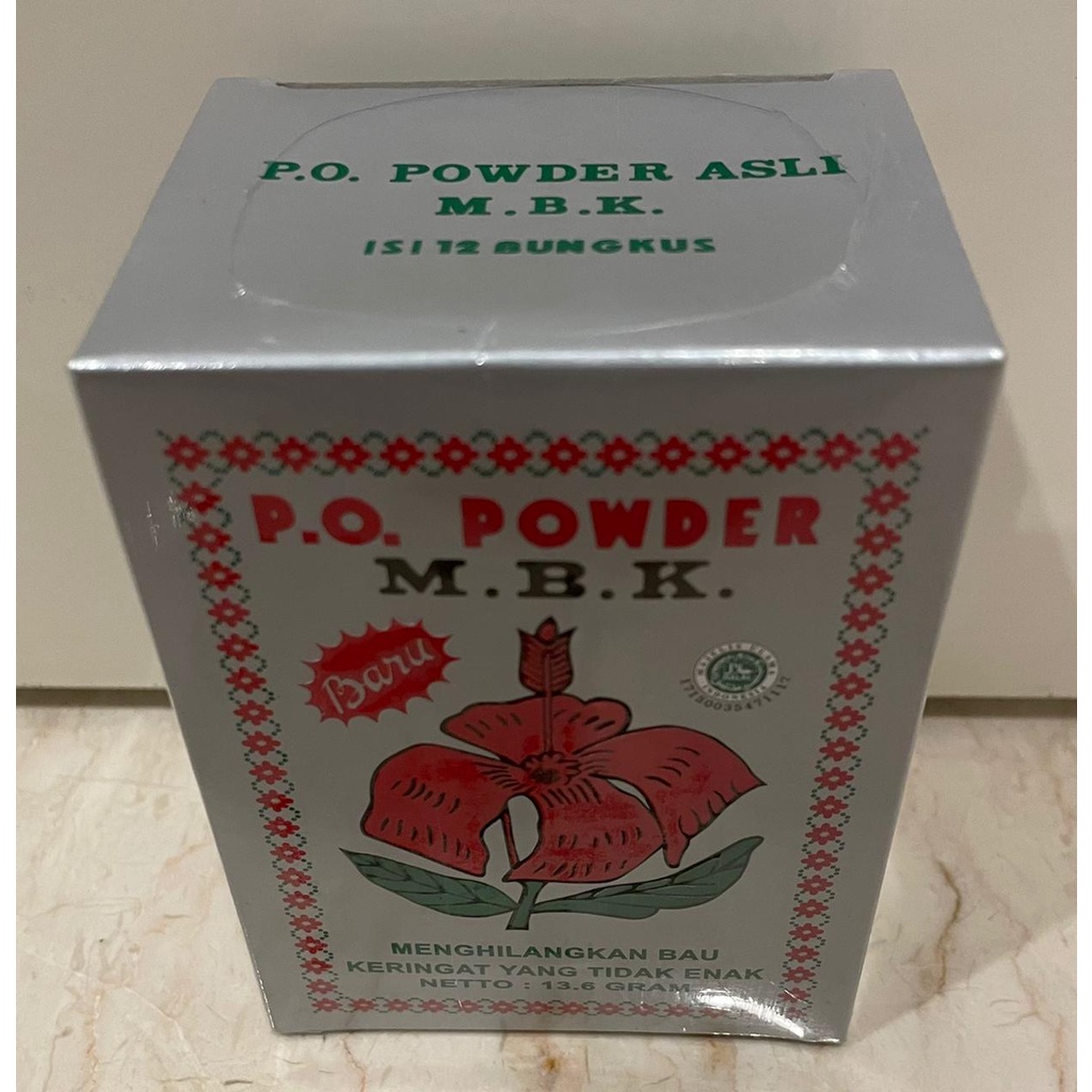 Jual MBK Powder Silver dan Putih | Isi 12 Bungkus | Shopee Indonesia