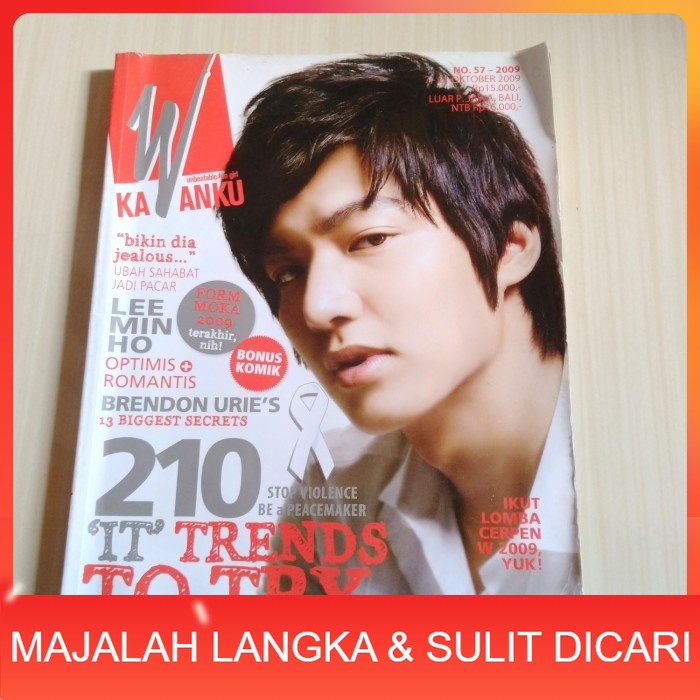 Jual Majalah KAWANKU No.57 Okt 2009 LEE MIN HO Langka | Shopee Indonesia