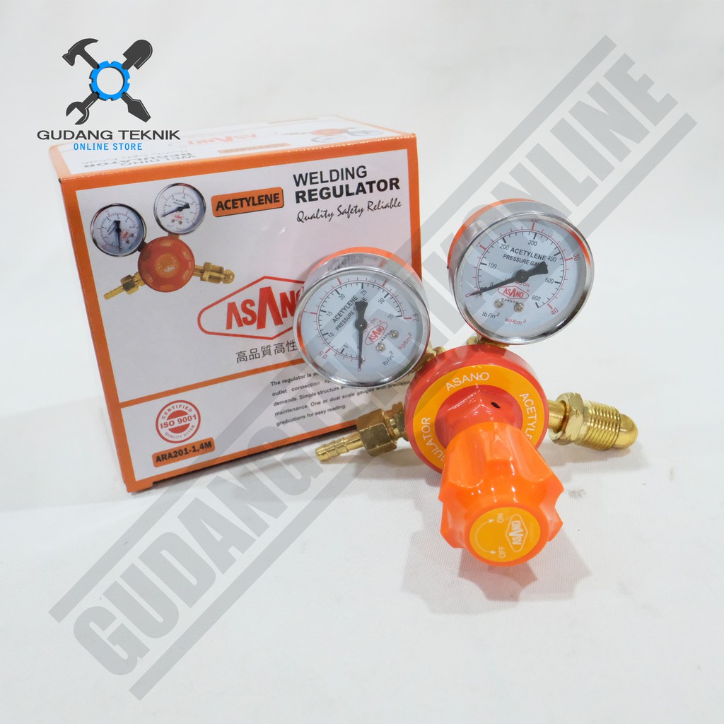 Jual ASANO Regulator Las LPG PROPANE - Propane Argon -Acetylene - CO2 ...