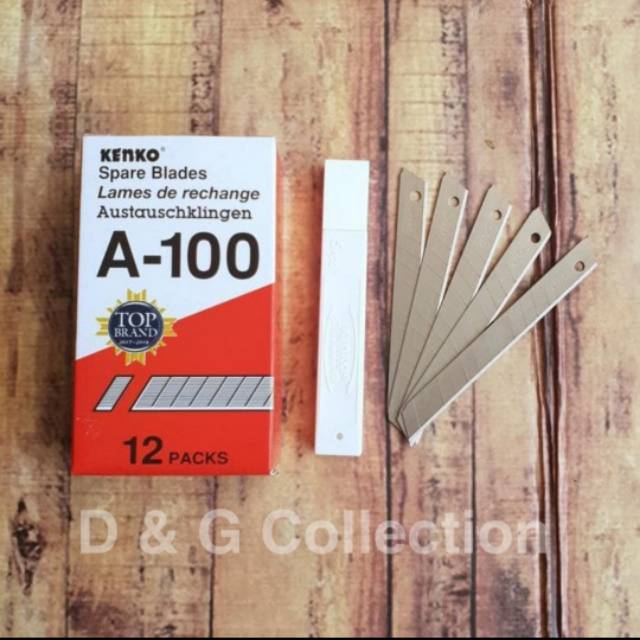 Jual ISI CUTTER KENKO A100 / REFILL KATER KECIL KENKO A100 MURAH | Shopee Indonesia