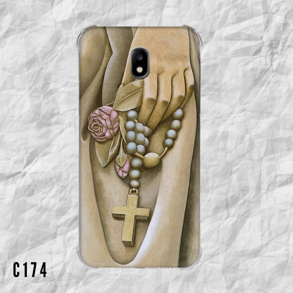 Jual Casing HP Rohani Tema Katolik, Rosario Dengan Bungan Mawar ...