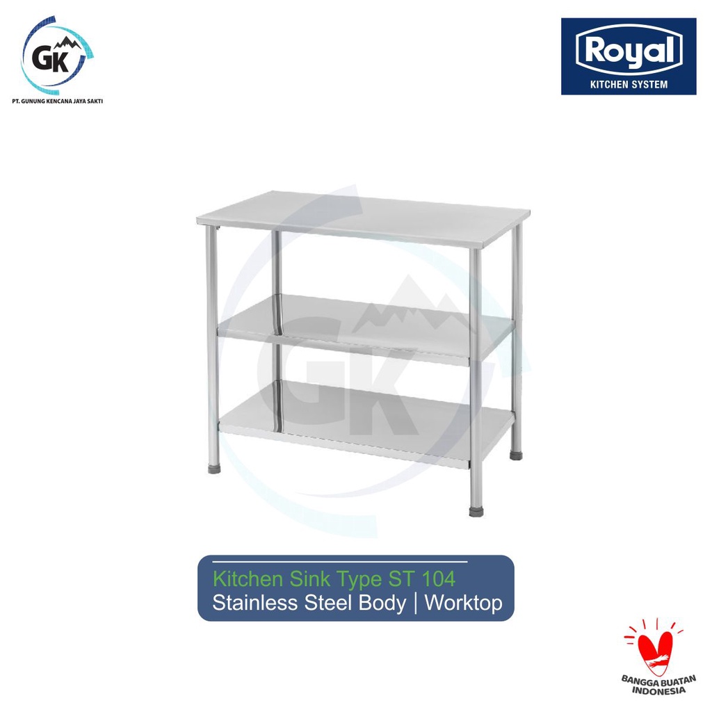 Jual Royal Kitchen Table ST 104 | Meja Stainless Dapur & Resto ...