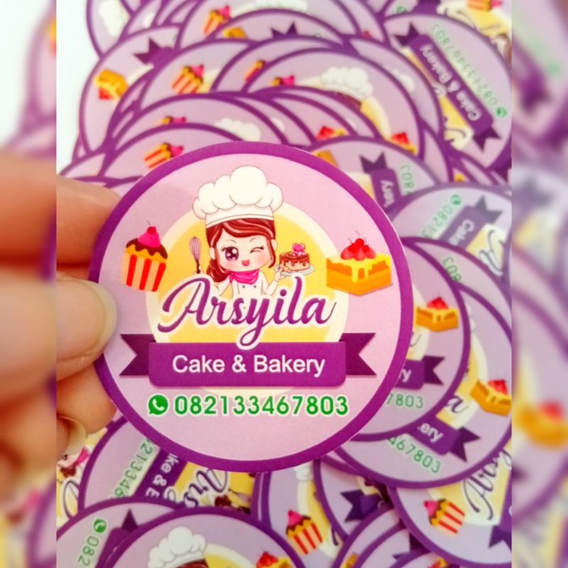 Jual STIKER PRODUK BULAT FREE DESAIN | Shopee Indonesia