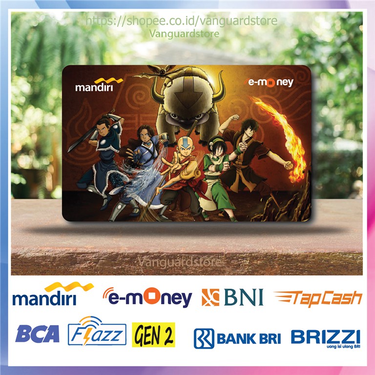Jual KARTU E MONEY E TOLL AVATAR THE LEGEND OF AANG MOVIE 7 EMONEY ...