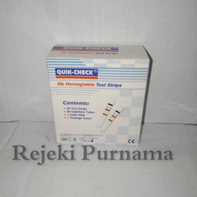 Jual Strip Quik-Check HB / Hb Hemoglobin Test Strips | Shopee Indonesia