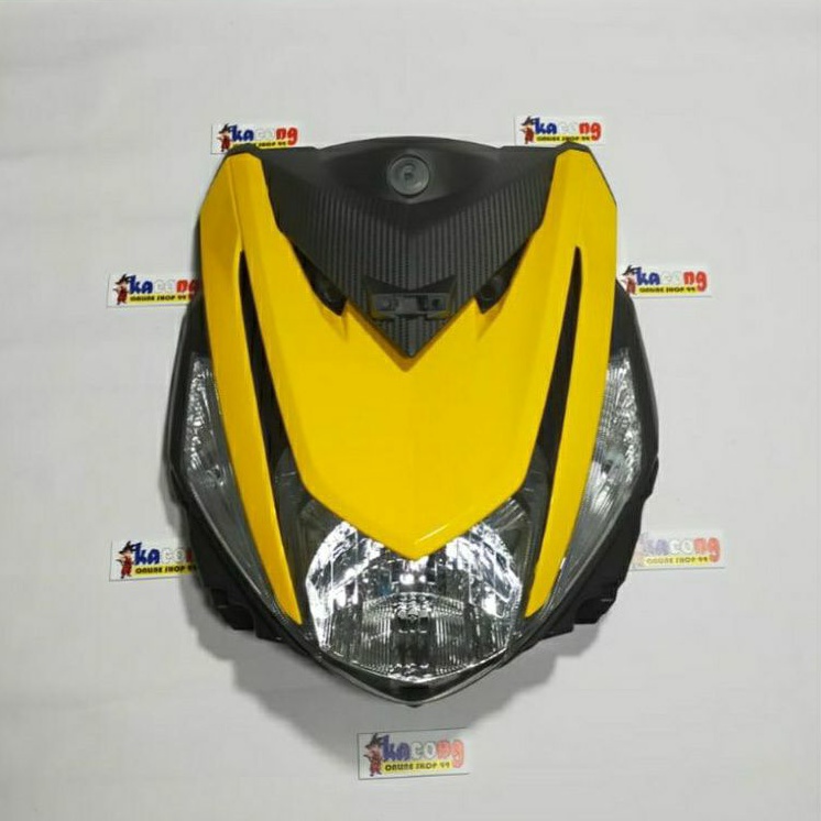 Jual panel tameng dasi reflektor lampu depan mio m3. kuning | Shopee ...