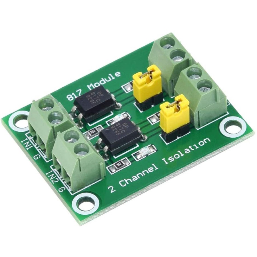 Jual PC817 2Ch Optocoupler 2 Channel Optical Isolation Isolator Module ...