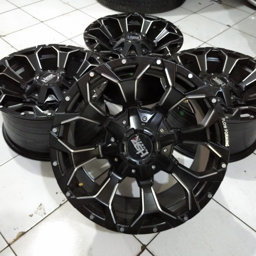 Jual velg racing second murah ring 18 cocok untuk hilux fortuner pajero colorado everest panter ...